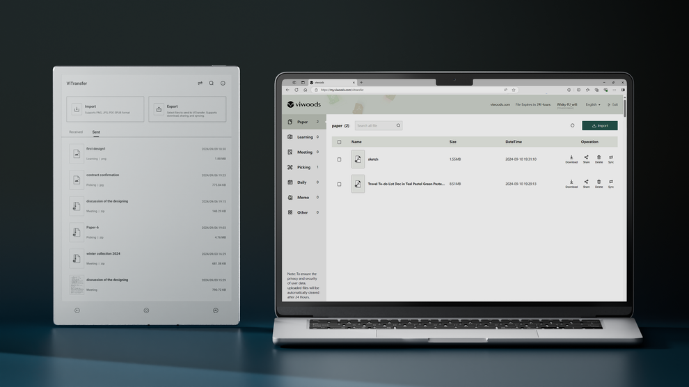 Viwoods | E-ink tablet with smart AI tech for better reading&writing
