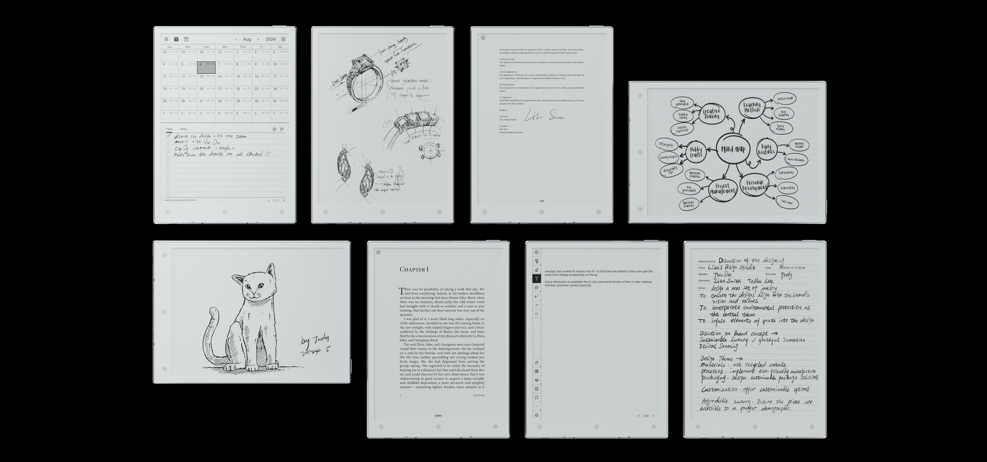 AiPaper Mini | the portable e-reader with frontlight for night reading ...