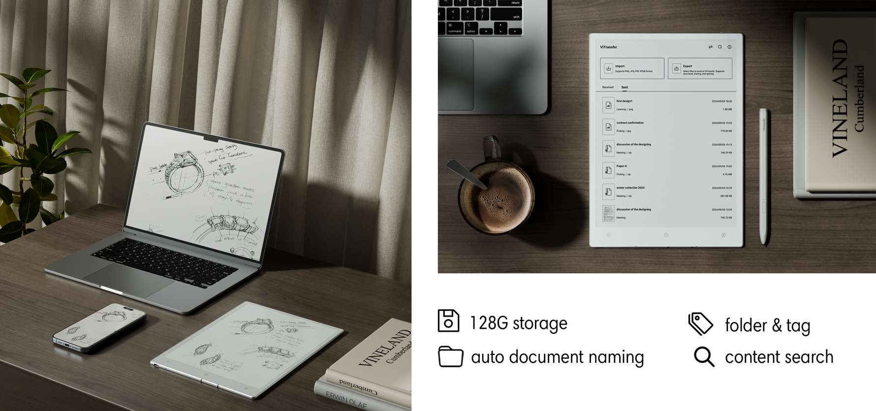 Viwoods AiPaper e-ink tablet enhanced performance with AI integration